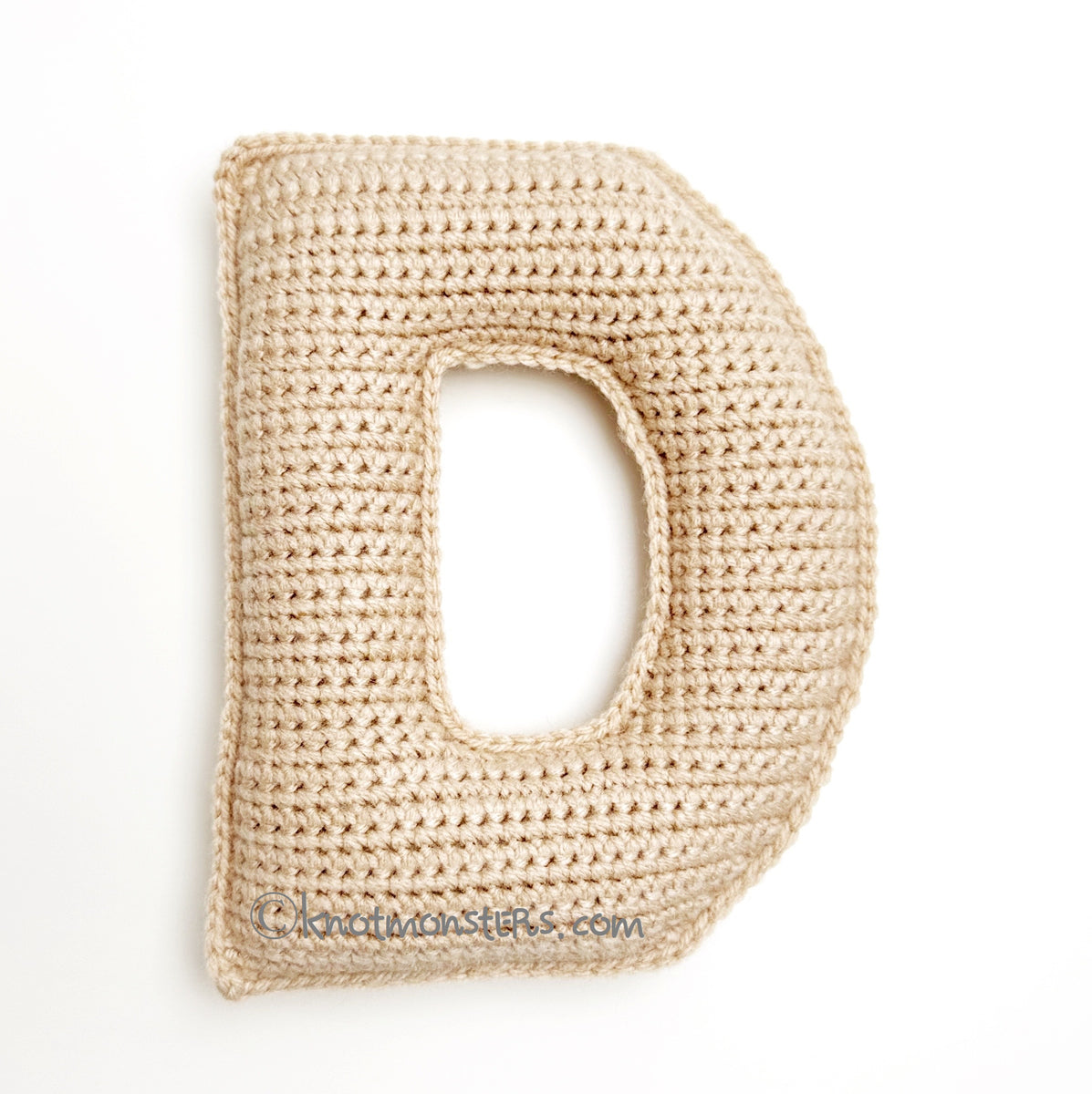 Letter "D" - Letters & Numbers (DIGITAL PATTERN) – Knotmonster