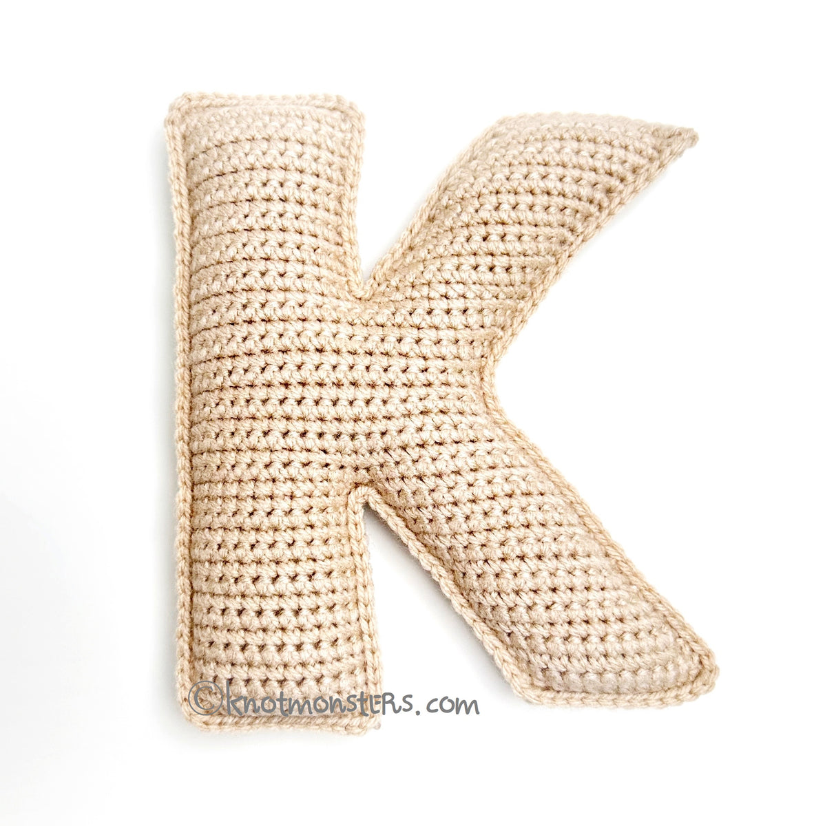 Letter "K" - Letters & Numbers (DIGITAL PATTERN) – Knotmonster