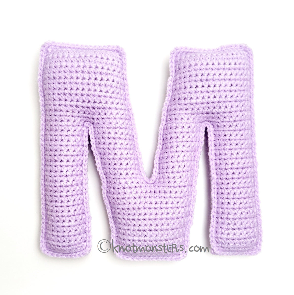 Letter "M" - Letters & Numbers (DIGITAL PATTERN) – Knotmonster