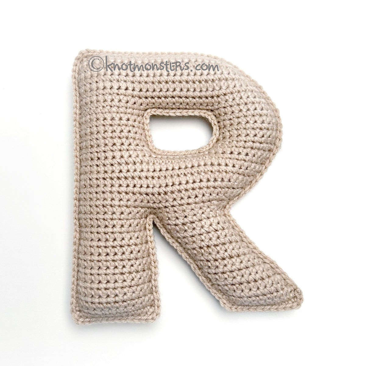Letter "R" - Letters & Numbers (DIGITAL PATTERN) – Knotmonster