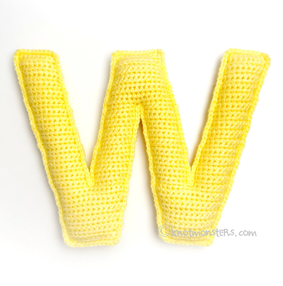 Letter "W" - Letters & Numbers (DIGITAL PATTERN) – Knotmonster