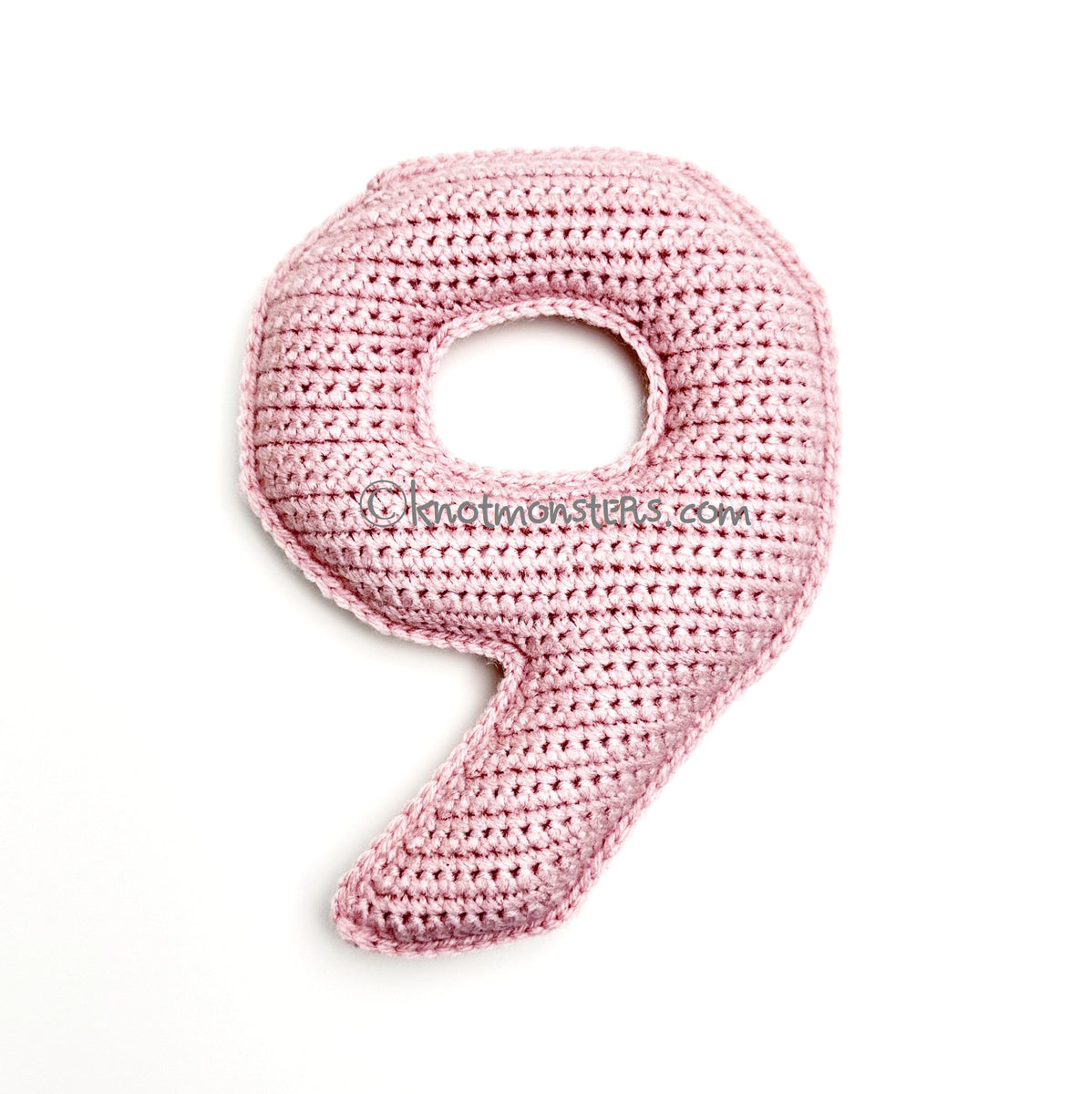 Number Nine "9" - Letters & Numbers (DIGITAL PATTERN) – Knotmonster