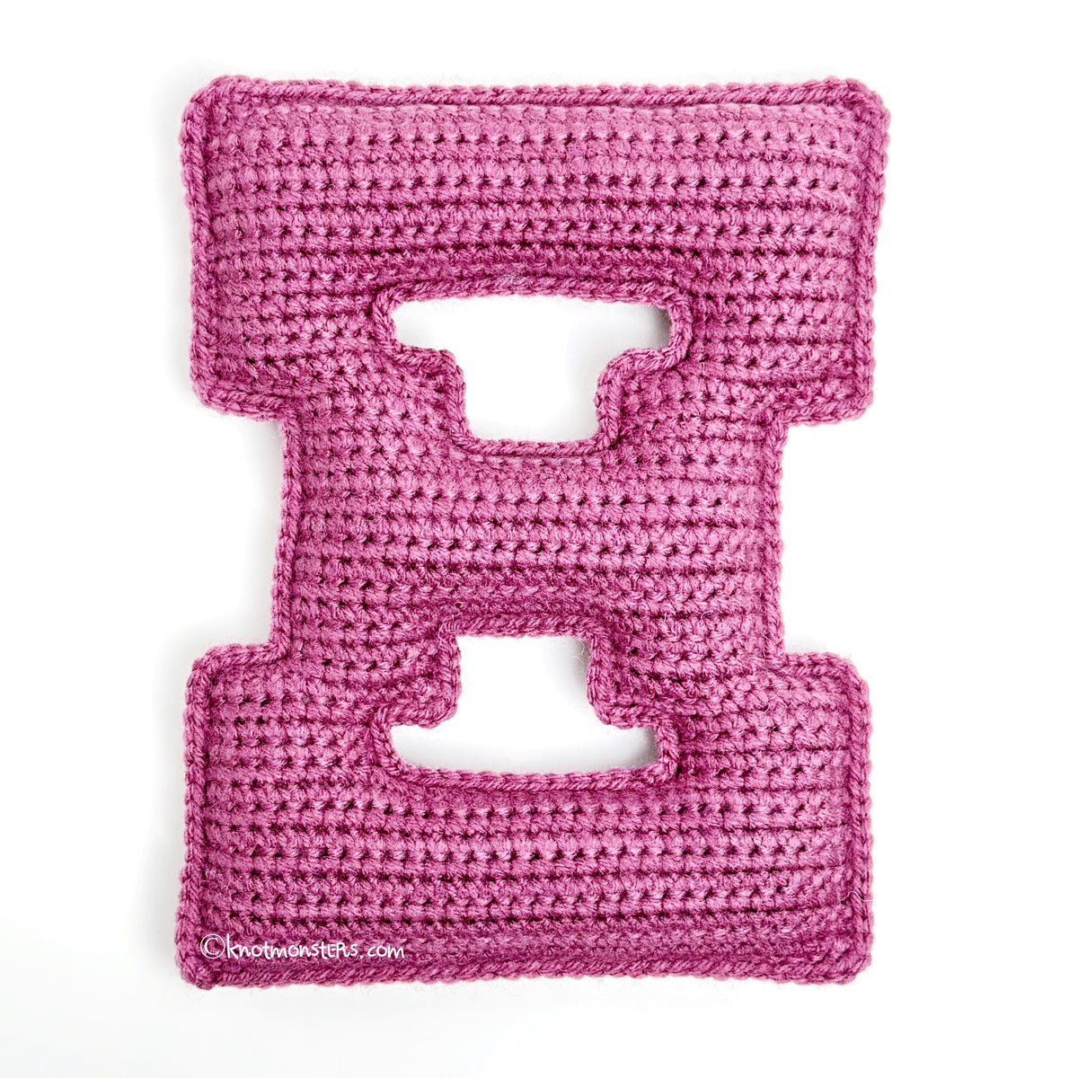 Letter "Xi" - Letters & Numbers (DIGITAL PATTERN) – Knotmonster
