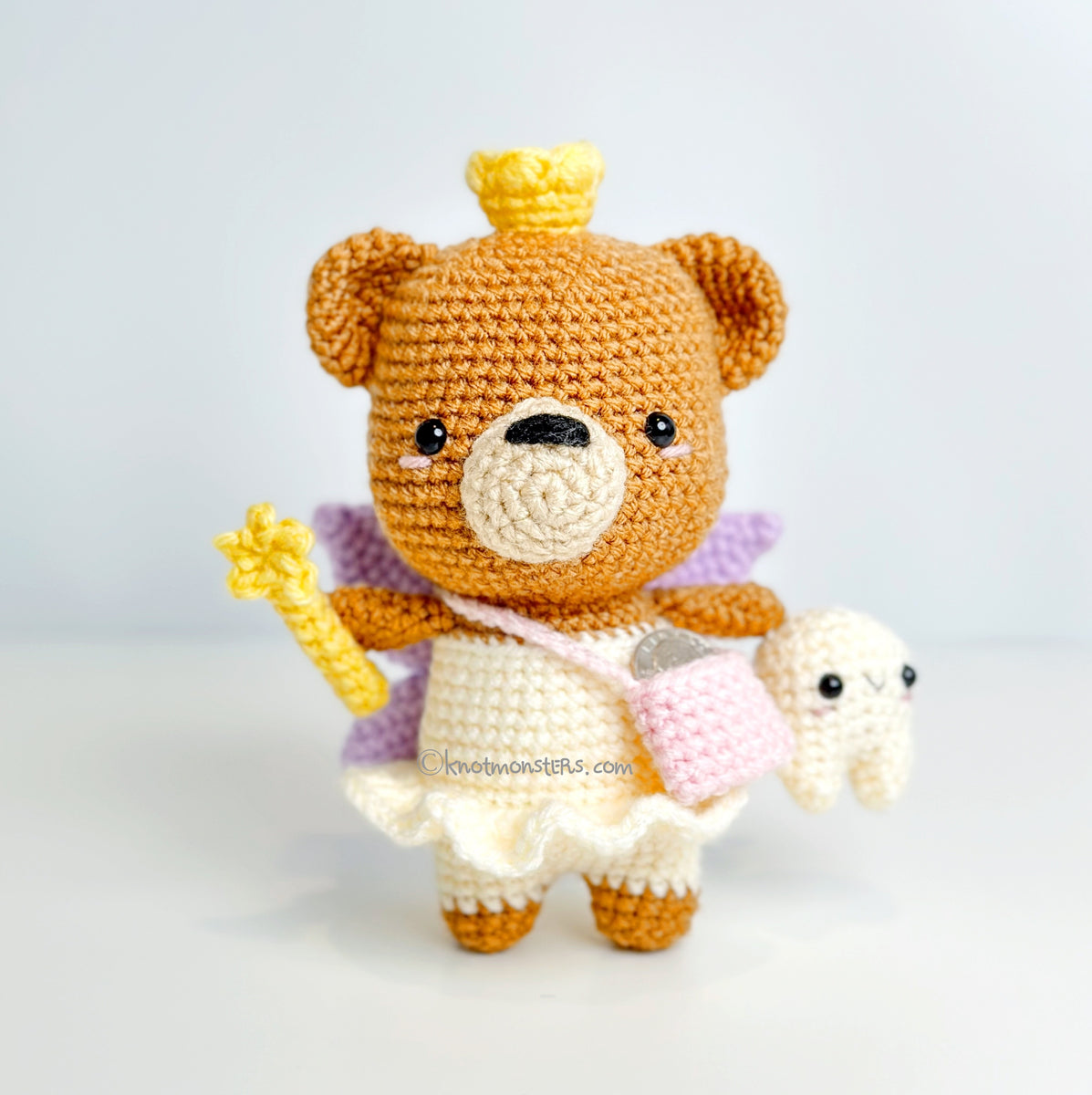 Tooth Fairy Teddy Bear - Dentist (DIGITAL PATTERN) – Knotmonster