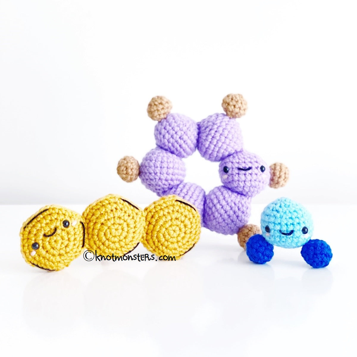 Molecules Benzene Ring - Chemistry (DIGITAL PATTERN) – Knotmonster