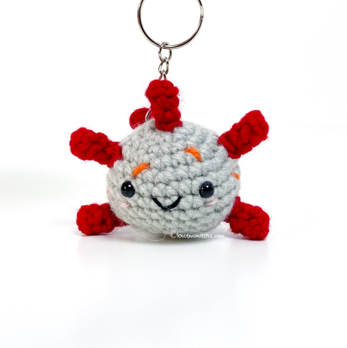 Mini Virus & Bacteria- Keychain (DIGITAL PATTERN) – Knotmonster