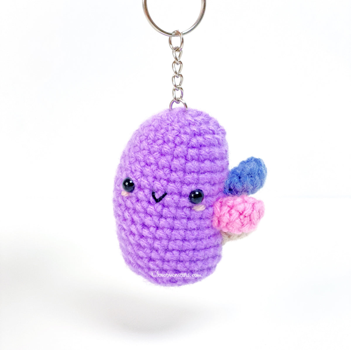 Mini Kidney - Keychain (DIGITAL PATTERN) – Knotmonster