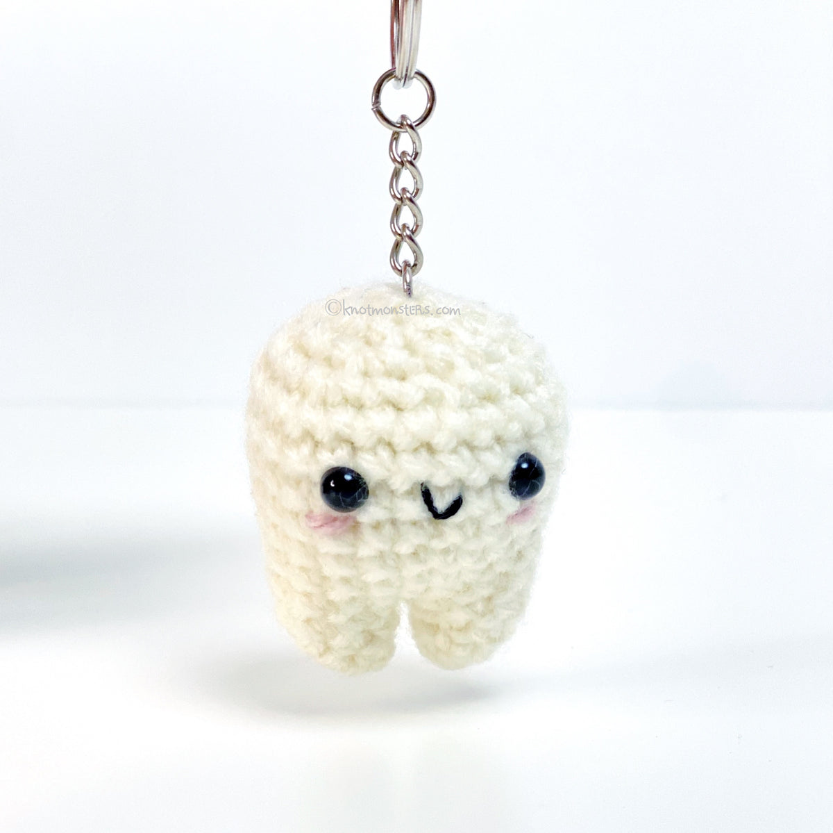 Mini Tooth - Keychain (DIGITAL PATTERN) – Knotmonster