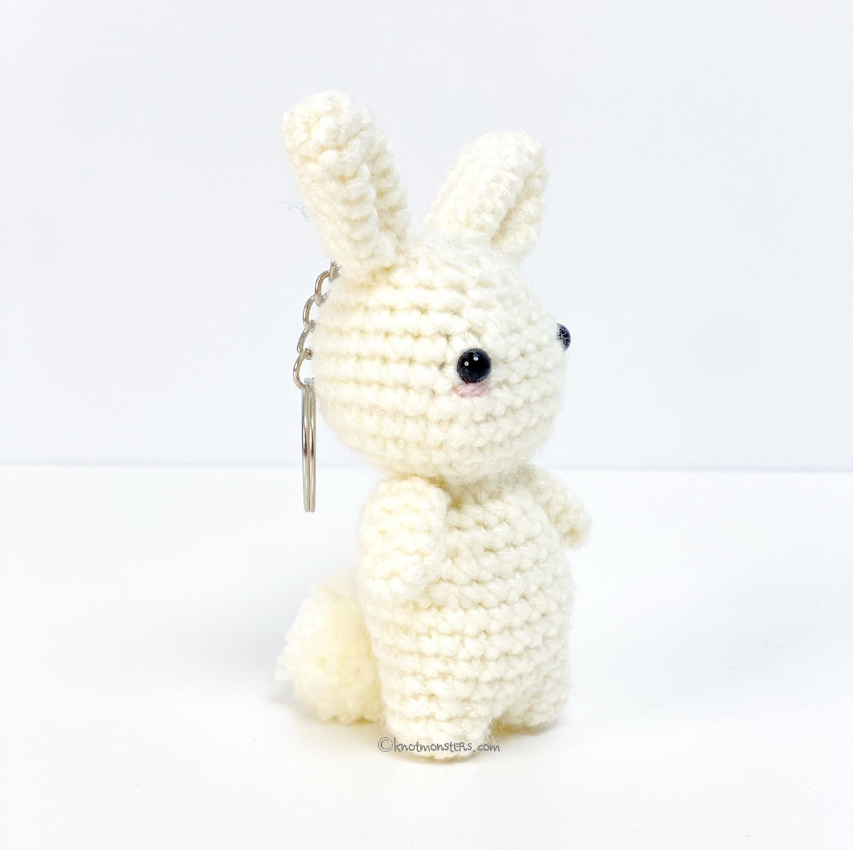 Mini Bunny Rabbit - Keychain (DIGITAL PATTERN) – Knotmonster