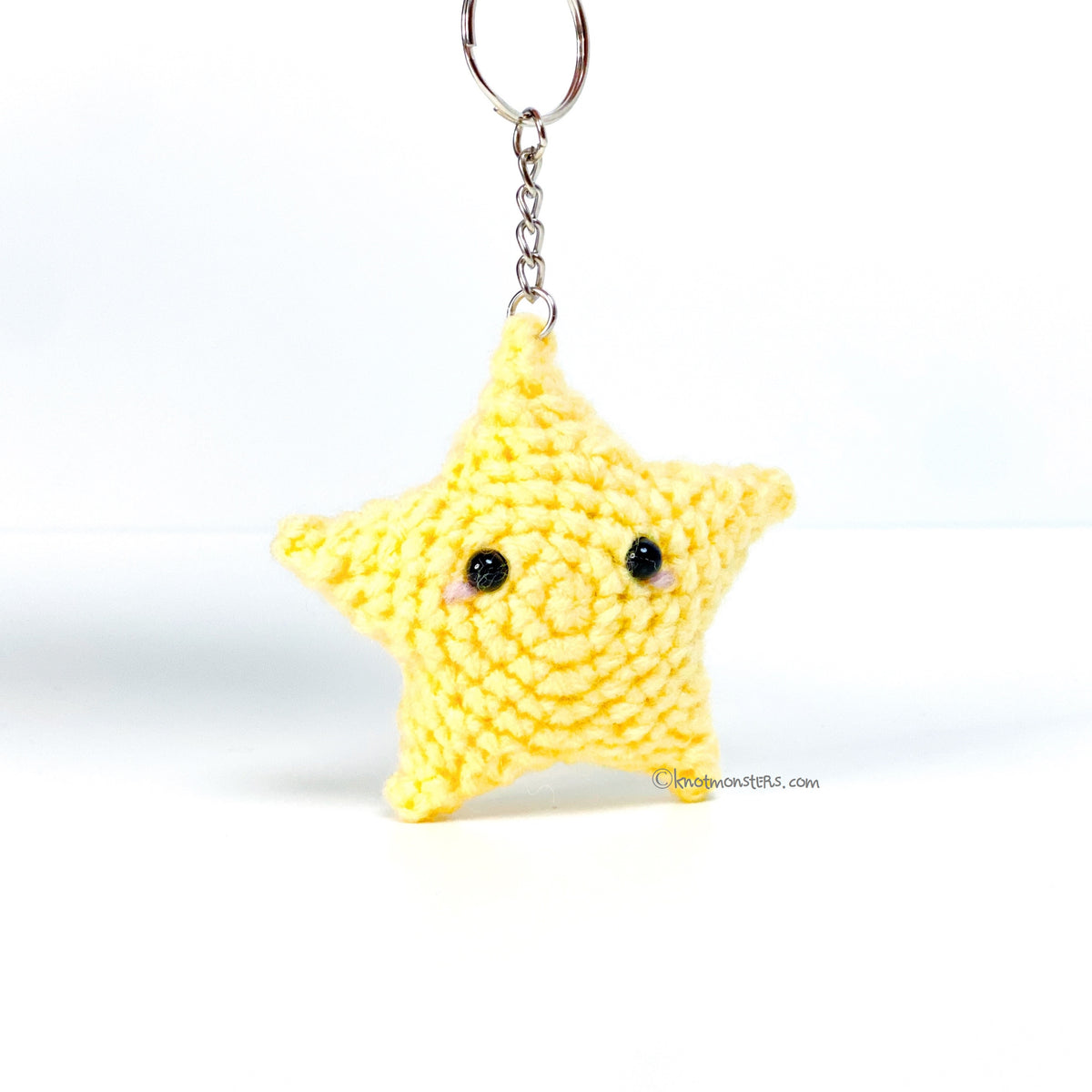 Mini Star - Keychain (DIGITAL PATTERN) – Knotmonster