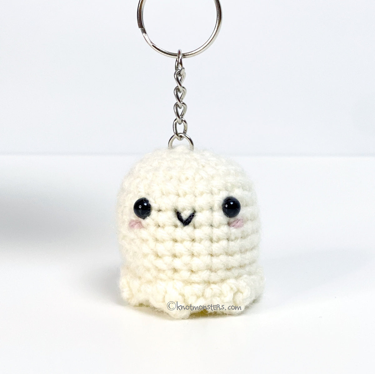 Mini Ghost- Keychain (DIGITAL PATTERN) – Knotmonster