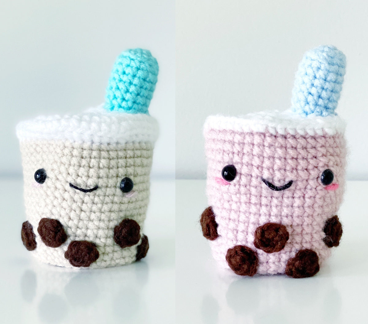 Reversible Boba Bubble Tea (DIGITAL PATTERN) – Knotmonster